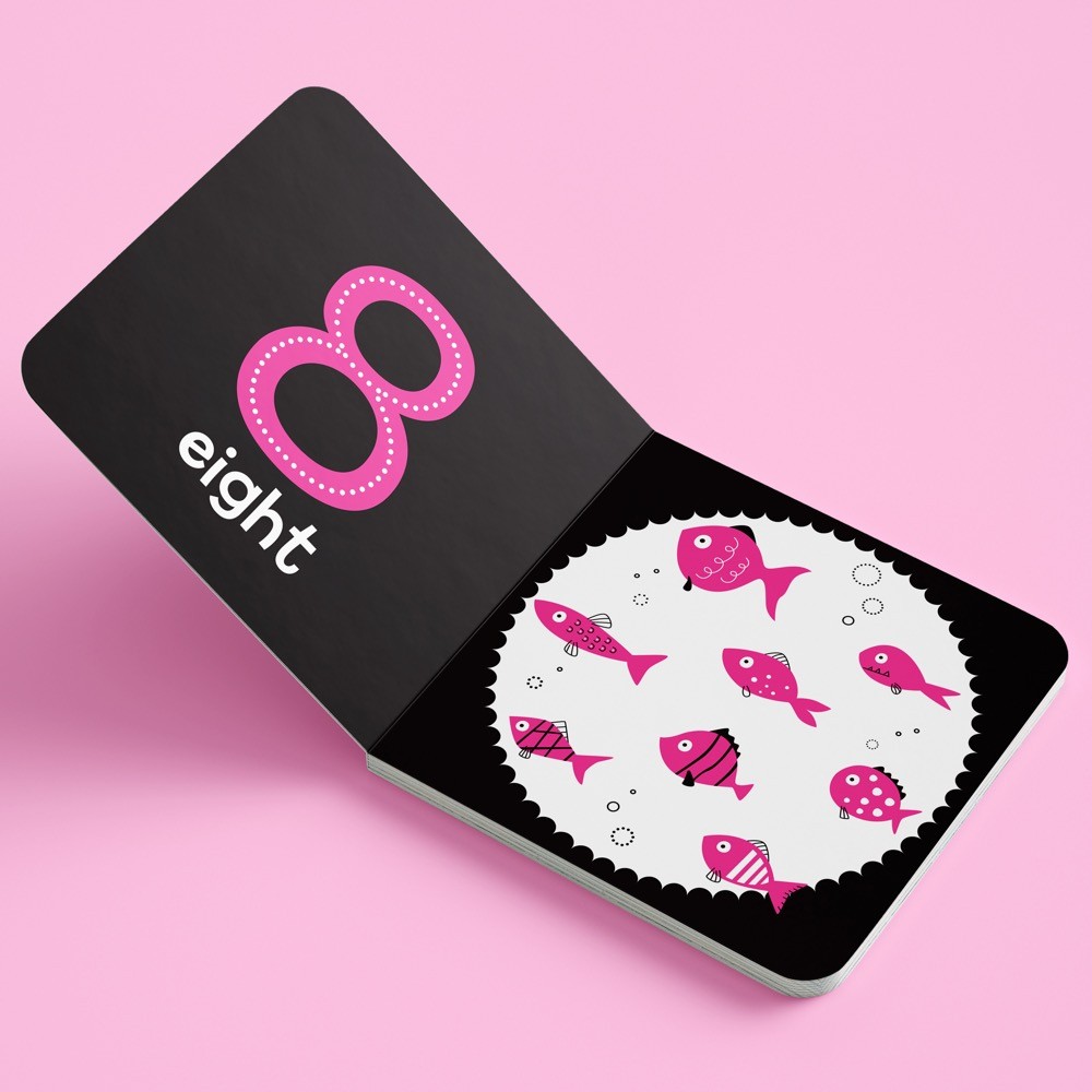 Building Blocks High Contrast Neon Babys First Numbers | Baby Bunting NZ