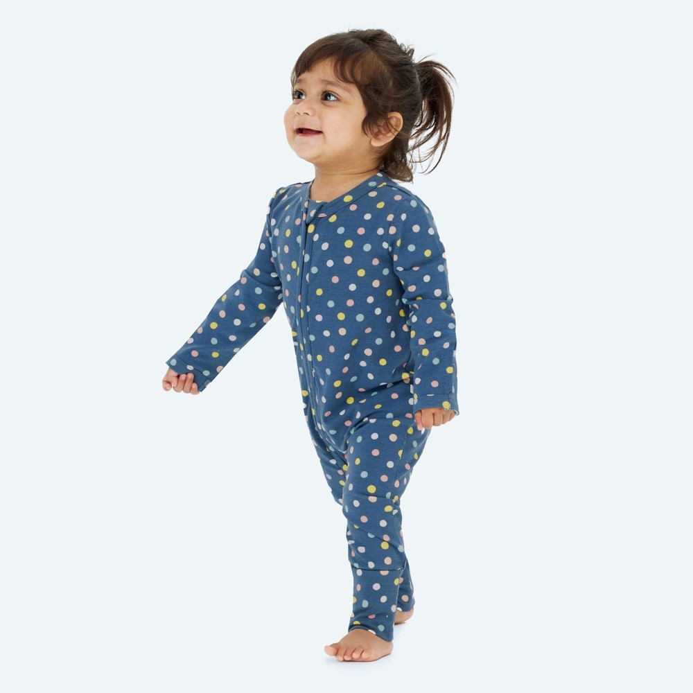 4Baby Zip Coverall Multi Spot | Baby Onesies | Baby Bunting AU