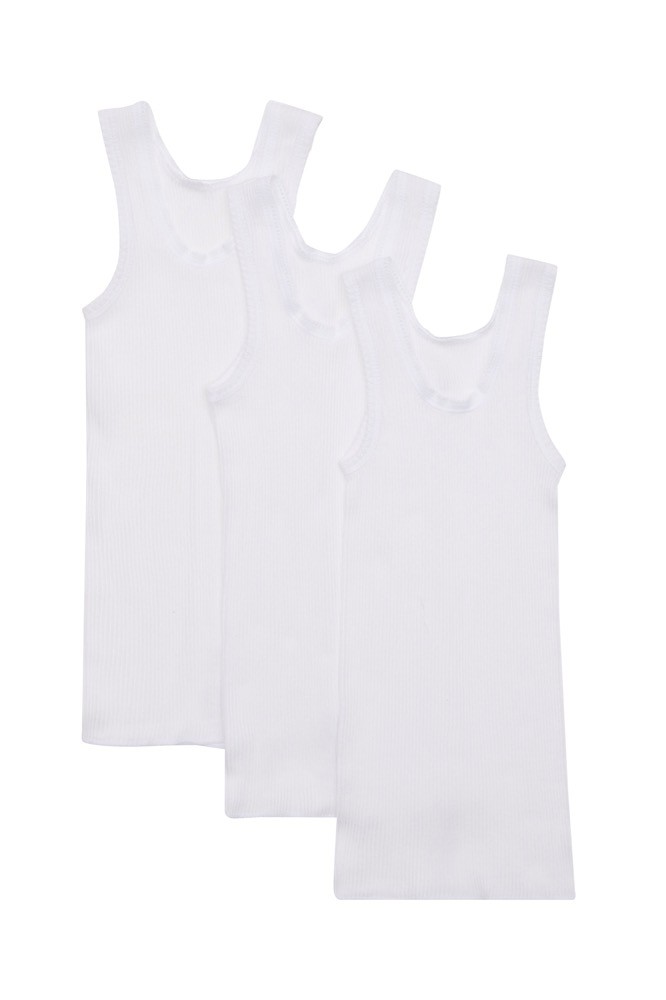 Bonds 3 Pack Singlet Chesty White | Mid Season Sale | Baby Bunting AU