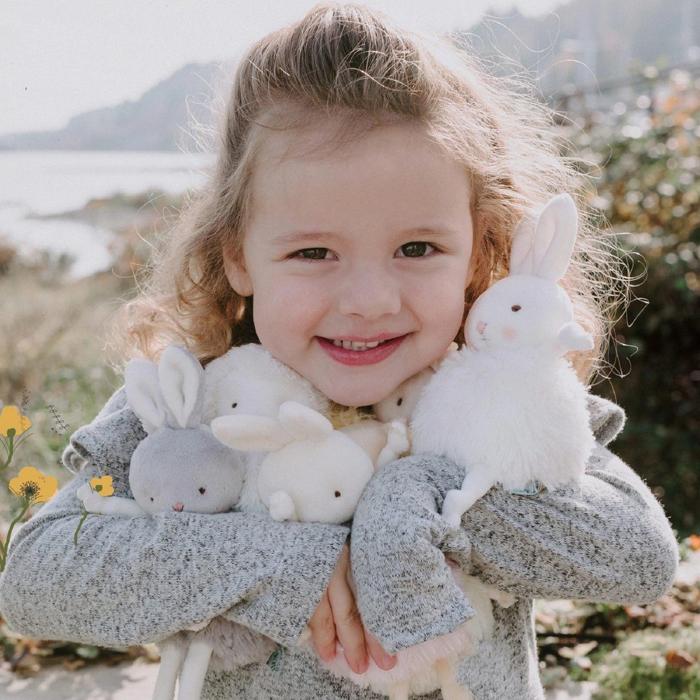 Bunnies By The Bay Roly Poly Blossom Bunny | Soft Plush Toys | Baby ...