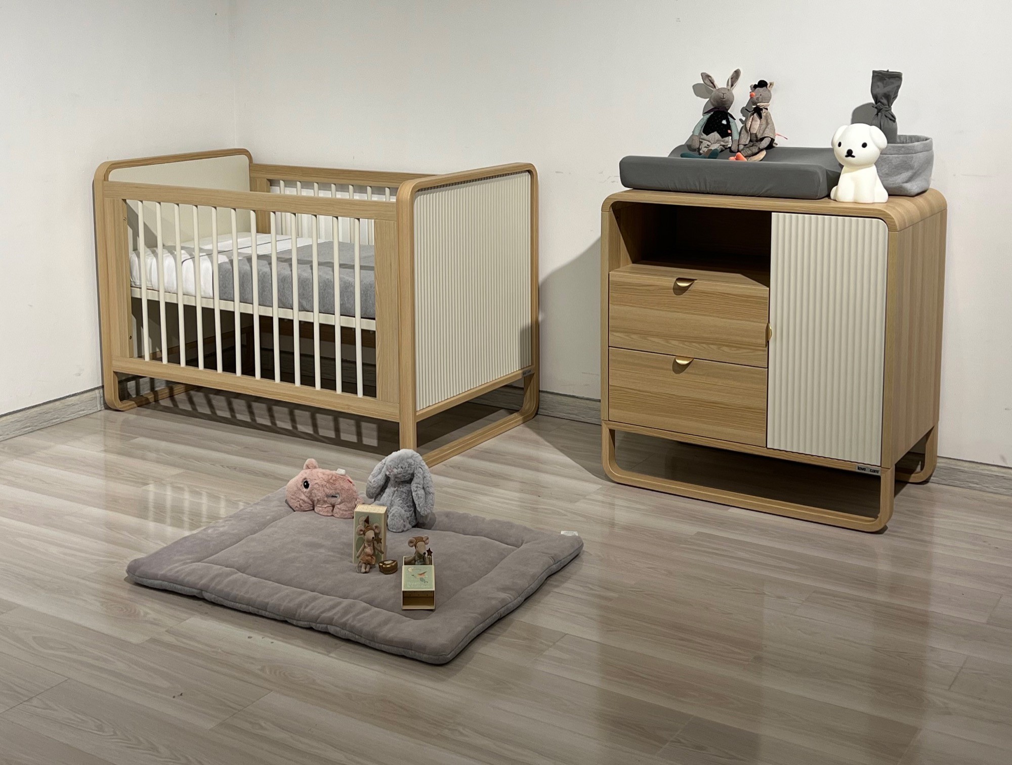 Love N Care Smart Waves Cot Dune | Cots | Baby Bunting AU