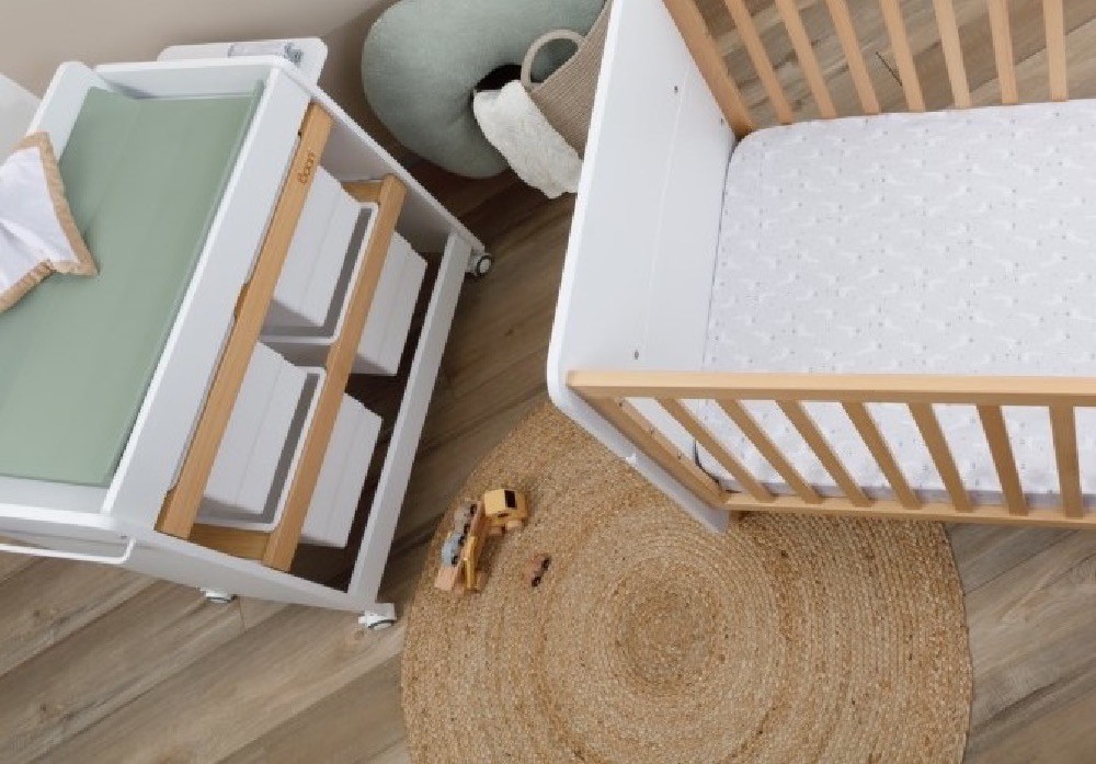 Bilbi Cot Sheet Jersey Duck Natural | Cot | Baby Bunting NZ