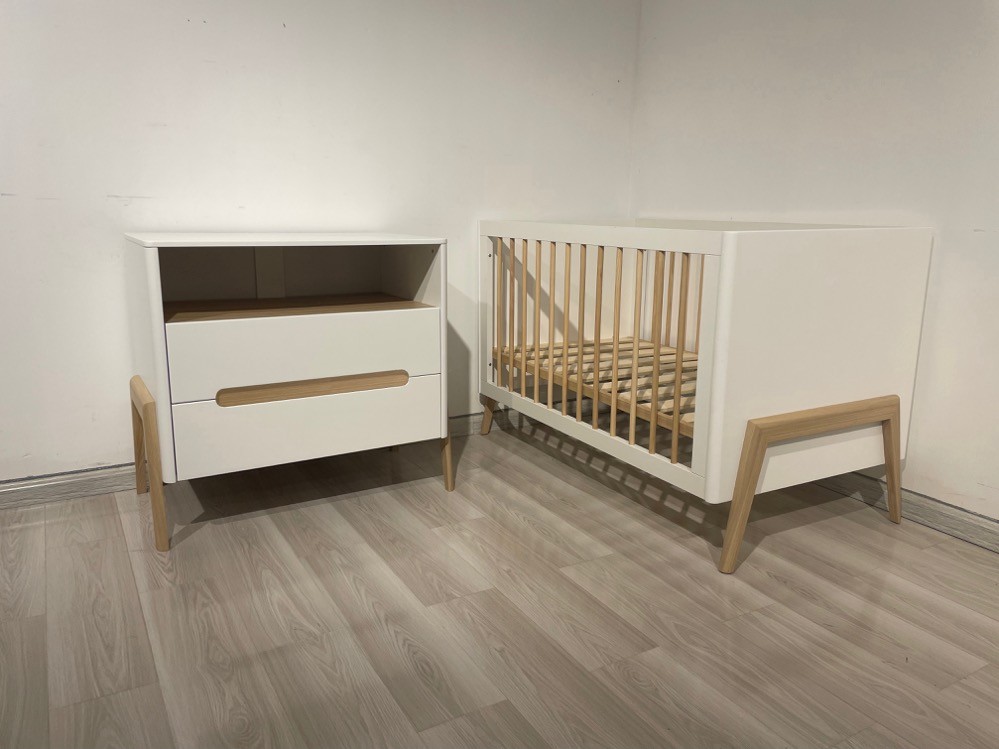 Love N Care Arlo Cot Natural | Cots | Baby Bunting AU