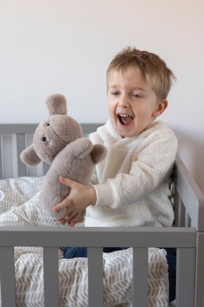 Miffy Snuffy Puppy Fluffy Cuddle Plush Taupe Medium | Soft Plush Toys ...