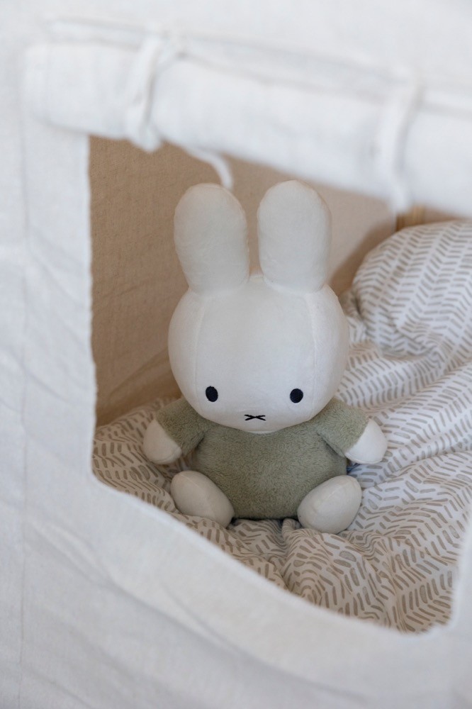 Miffy Fluffy Cuddle Plush Green Large | Soft Plush Toys | Baby Bunting AU