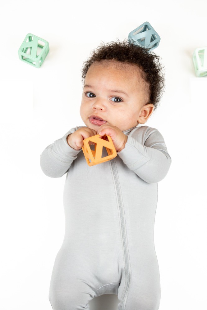 Malarkey Stack N Chew Mini Cubes Earthy | Teethers | Baby Bunting AU