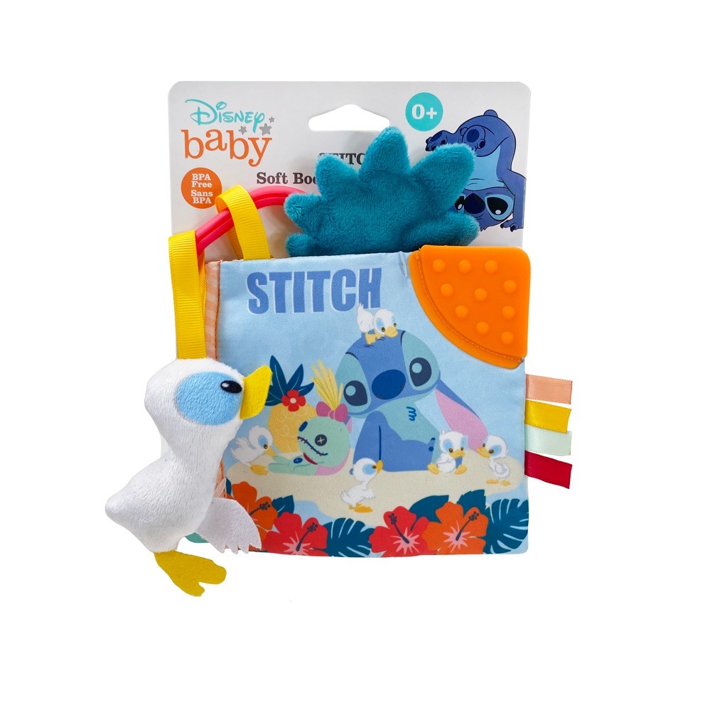 Disney Baby Stitch Activity Soft Book | Childrens Books | Baby Bunting AU