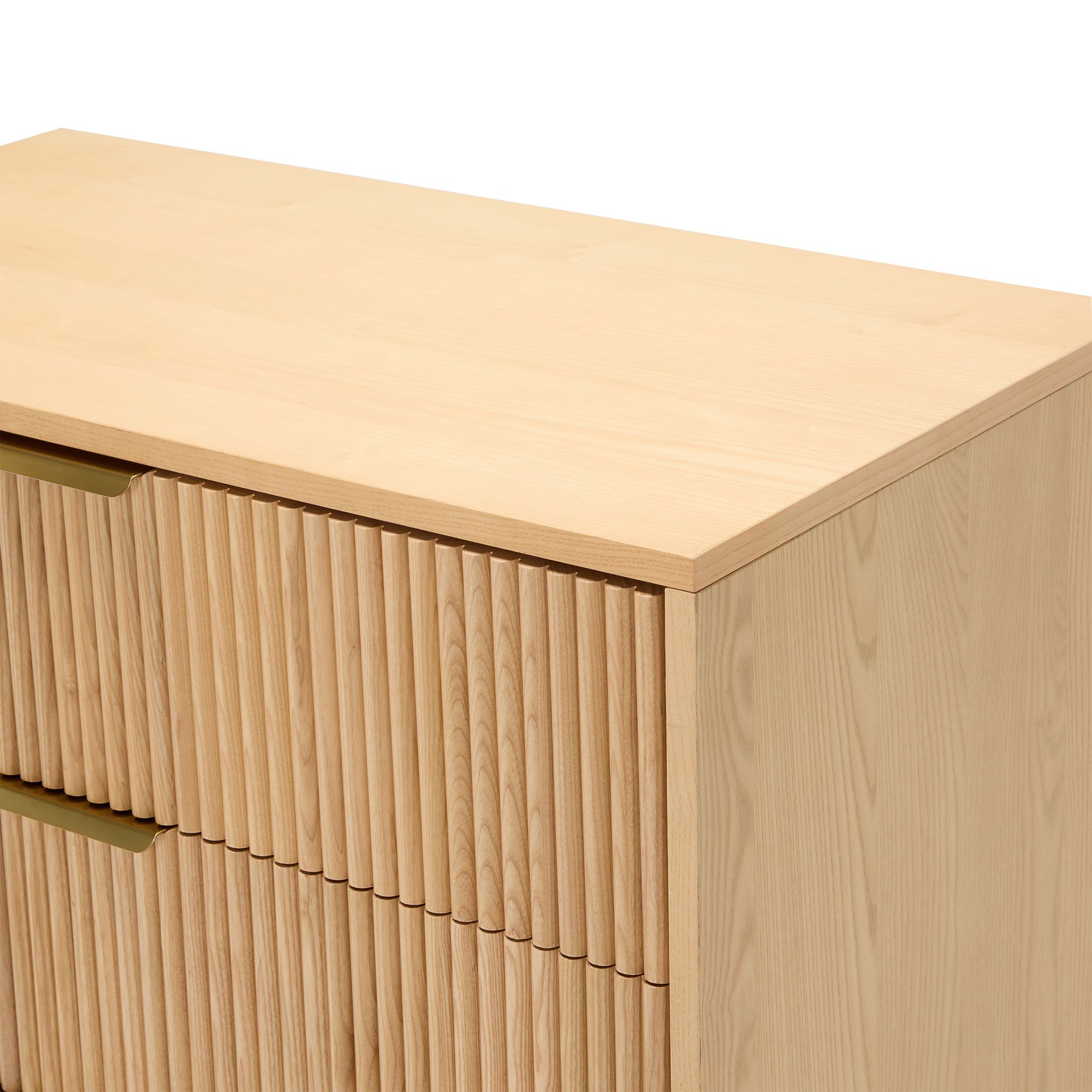 Babyrest Apollo Fluted Drawer Chest Ash | Drawers | Baby Bunting AU