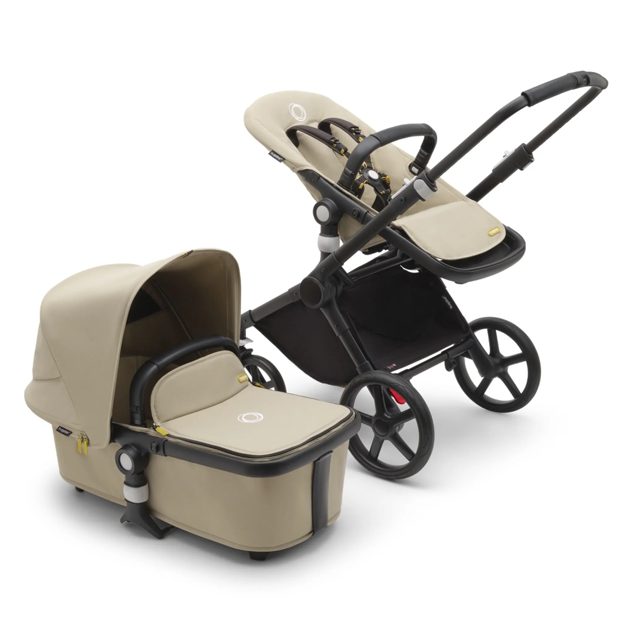 Bugaboo Fox Cub Black/Desert Beige | Baby Bunting NZ