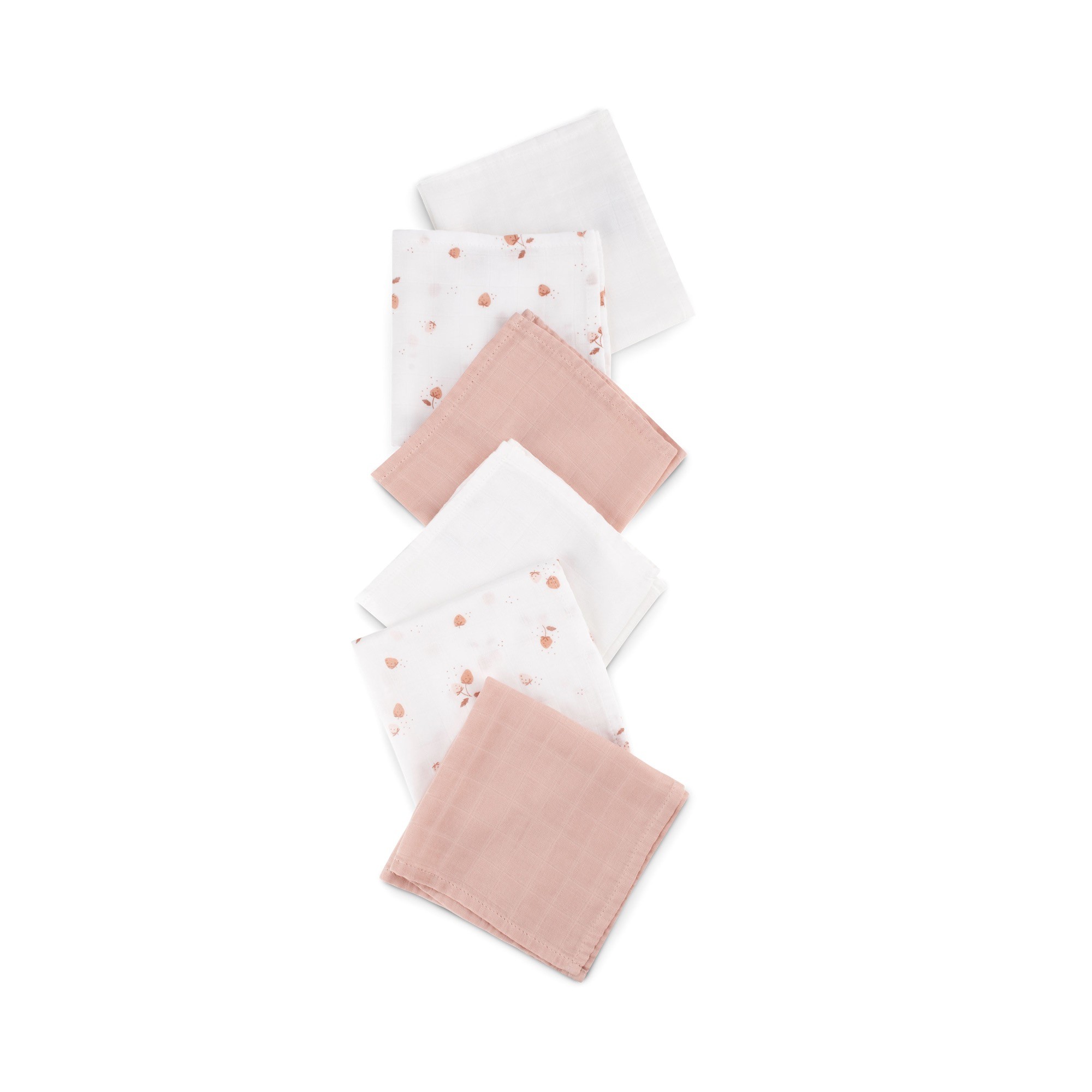 Little Bamboo 6 Pack Washer Muslin Dusty Rose | Face Washers | Baby ...