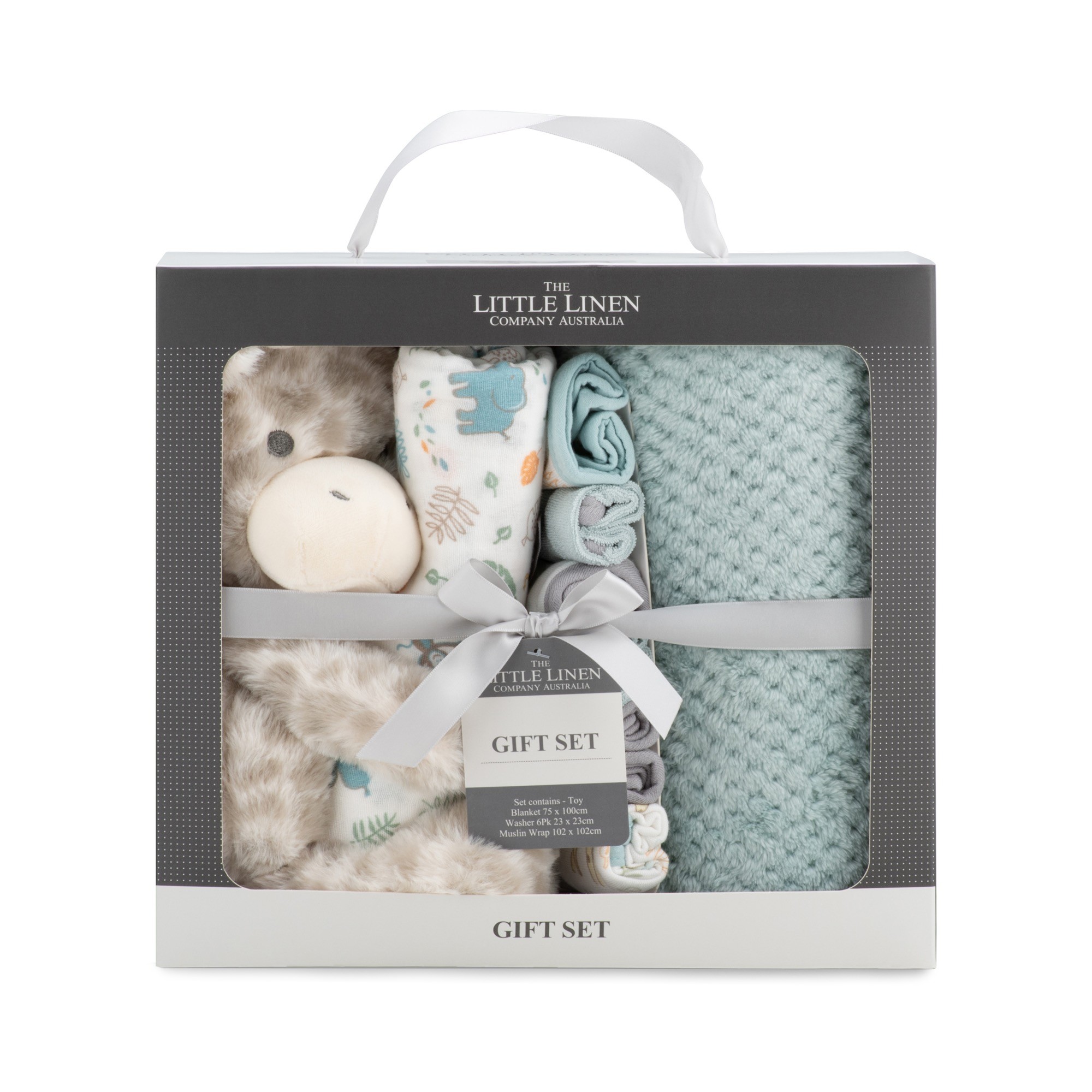 The Little Linen Co. Boxed Gift Set Giraffe | Mid Season Sale | Baby ...