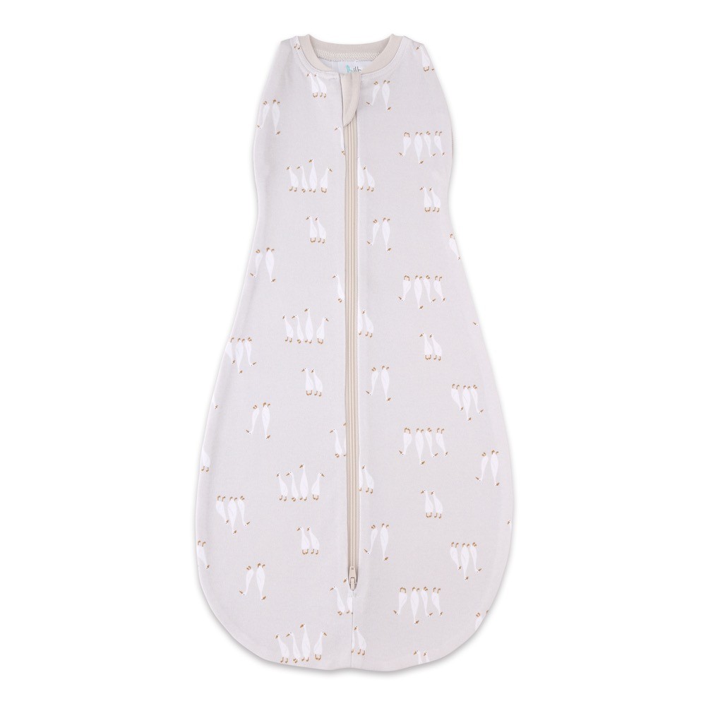 Bilbi Swaddle 1.0 Tog Ducks Grey Newborn | Swaddles | Baby Bunting AU