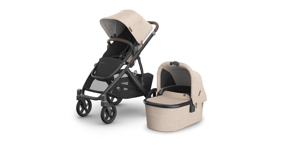 UPPAbaby Vista V3 With Bassinet Oat Melange Liam | Baby Bunting AU