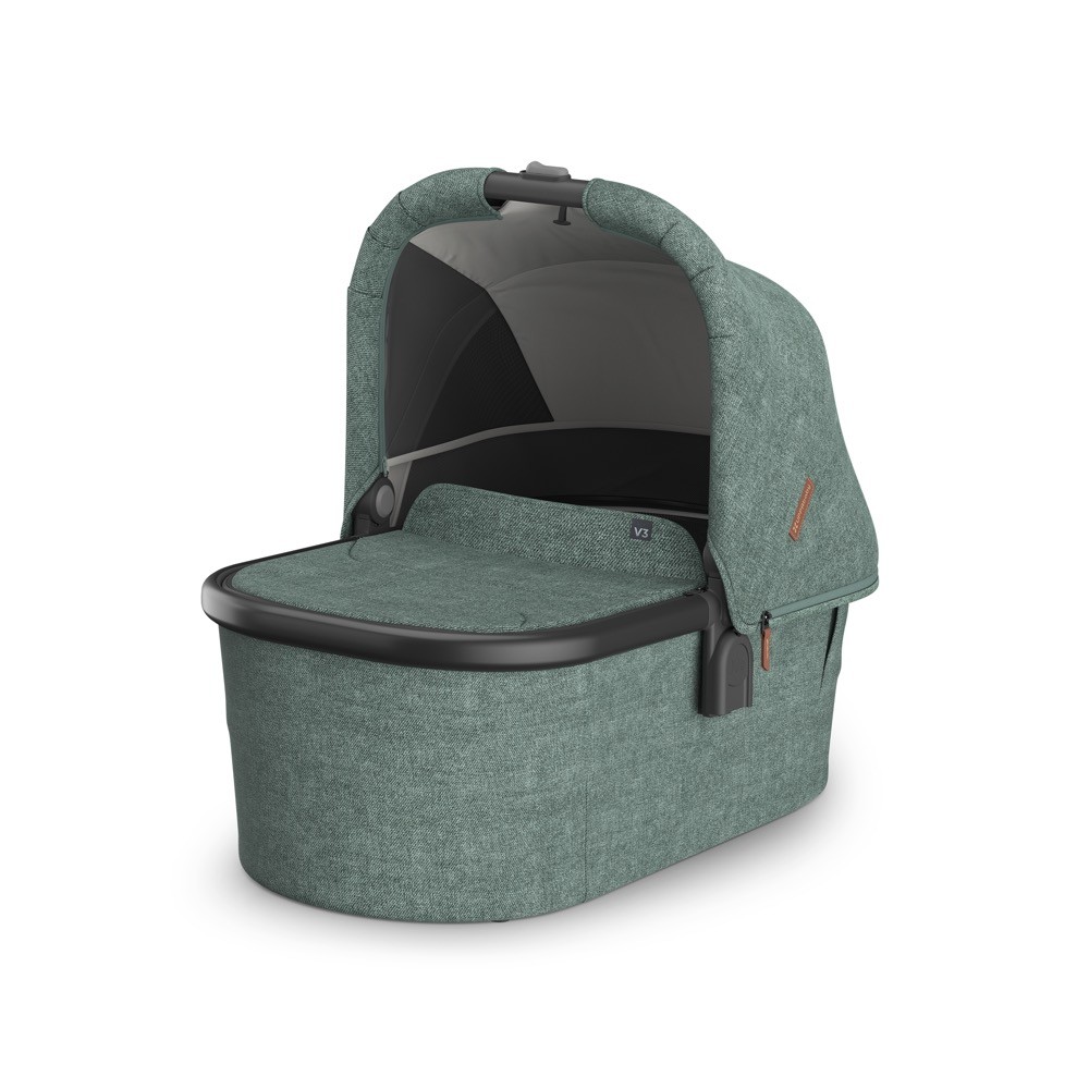 Uppababy V3 Bassinet Green Melange Gwen | Bassinets & Stands | Baby ...
