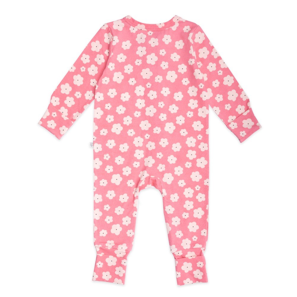 4Baby Zip Coverall Long Sleeve Bold Floral Red | Baby Onesies | Baby ...