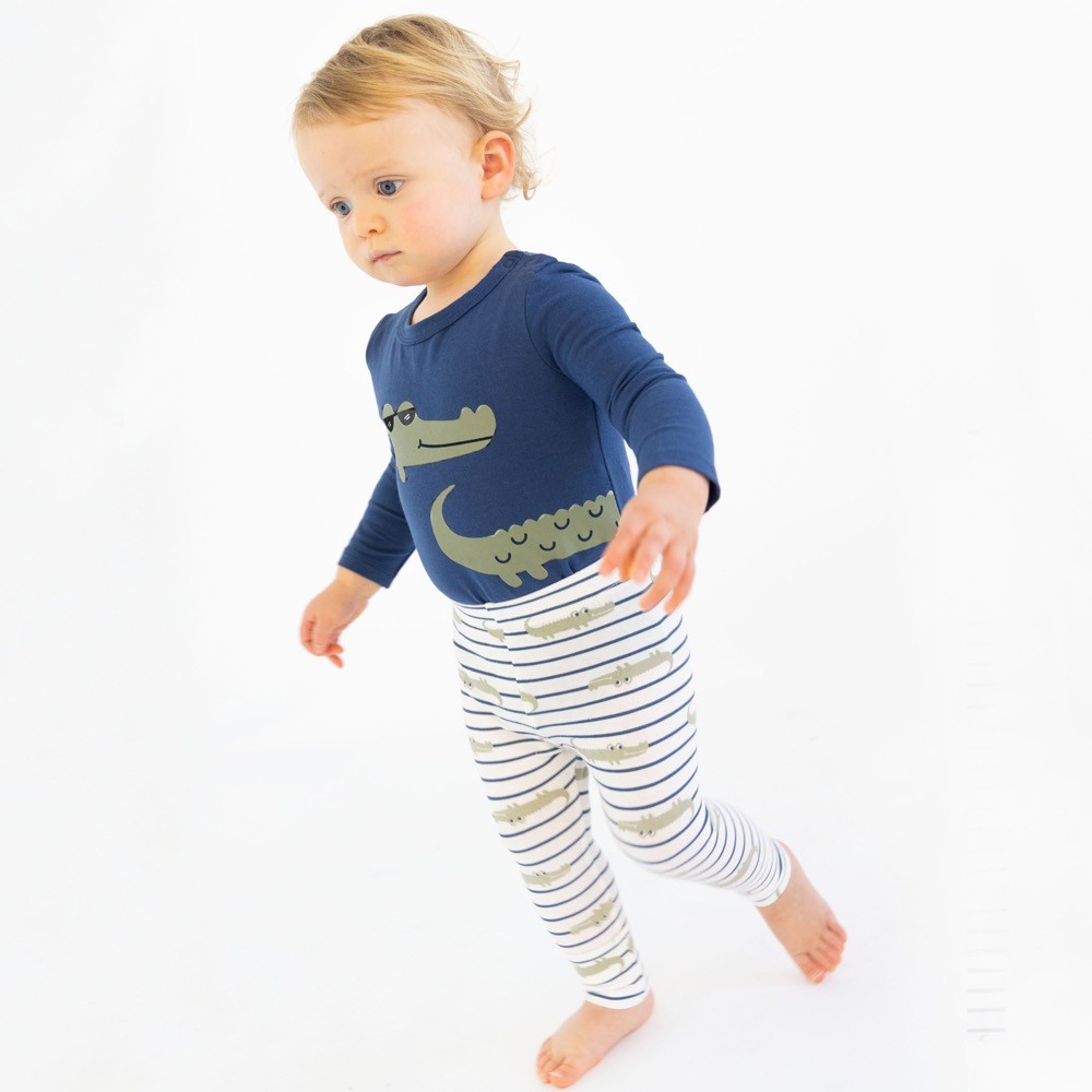 4Baby 2 Piece Set Bodysuit And Leggings Long Sleeve Big Croc | Baby ...
