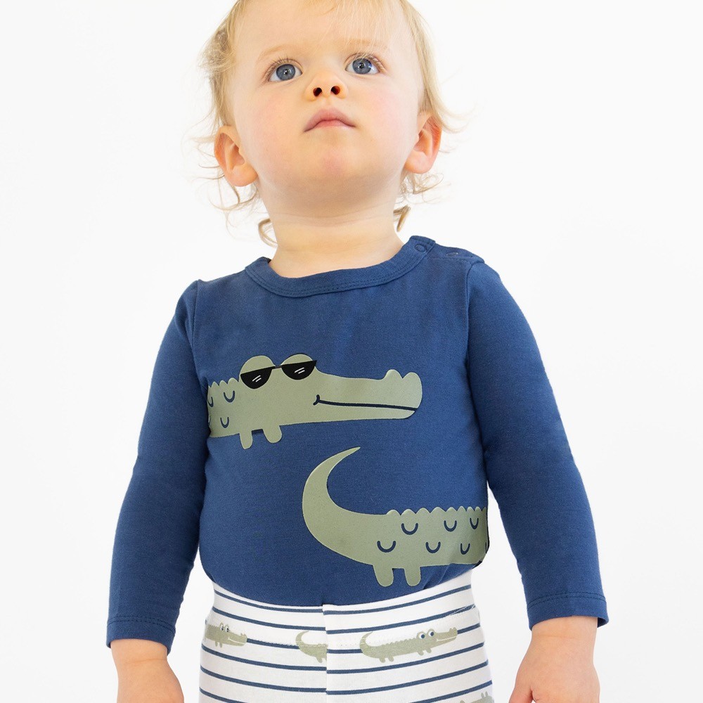 4Baby 2 Piece Set Bodysuit And Leggings Long Sleeve Big Croc | Baby ...