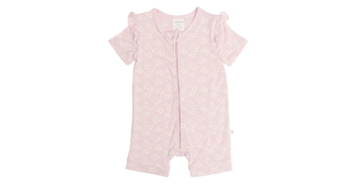 Kynd Baby Bodysuit Short Sleeve Day Or Night Frill Orchid Bloom | Baby ...