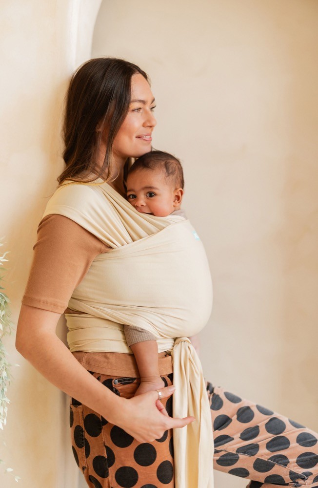 Moby Classic Wrap Sand Dollar | Slings | Baby Bunting AU