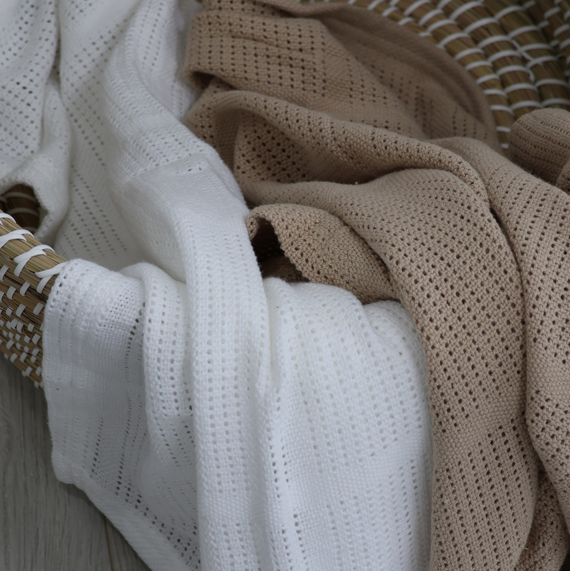 Bubba Blue 2 Pack Blanket Organic Chestnut | Cot | Baby Bunting AU