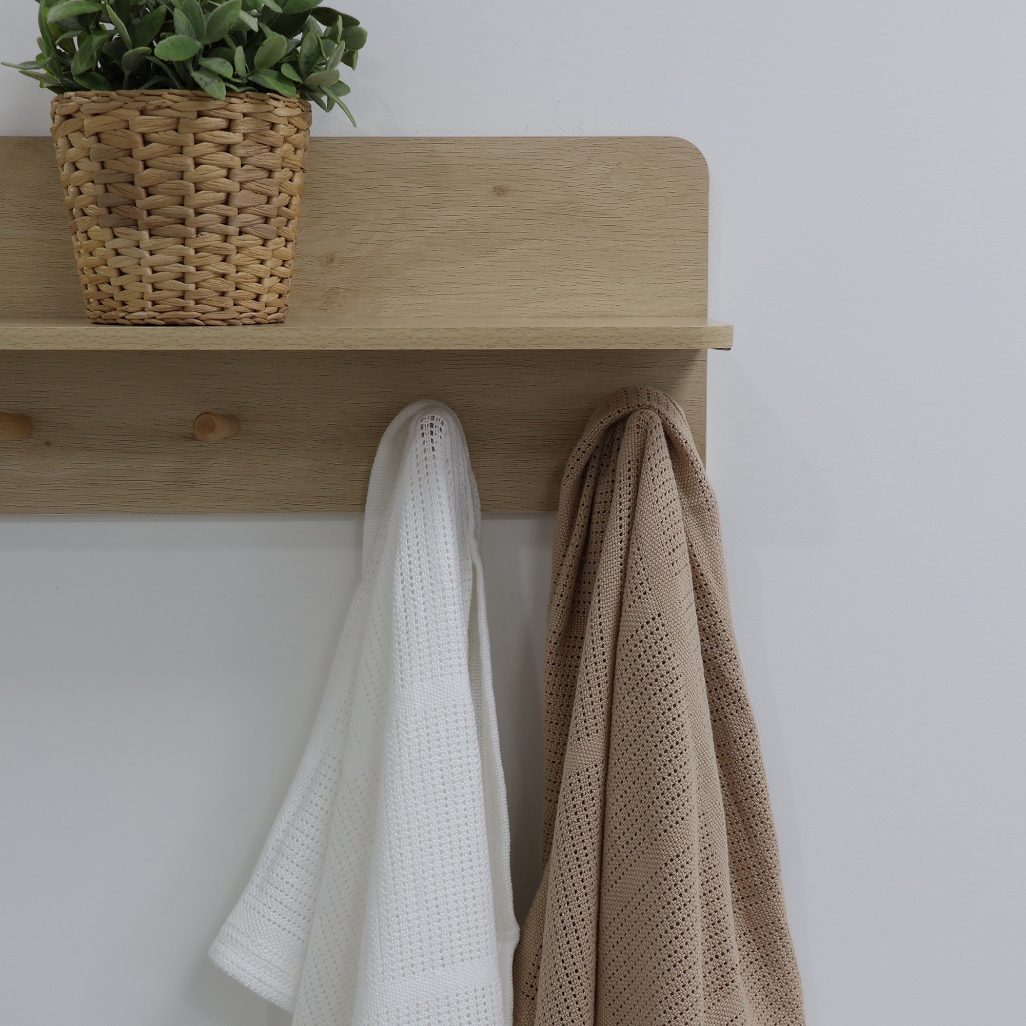 Bubba Blue 2 Pack Blanket Organic Chestnut | Cot | Baby Bunting AU