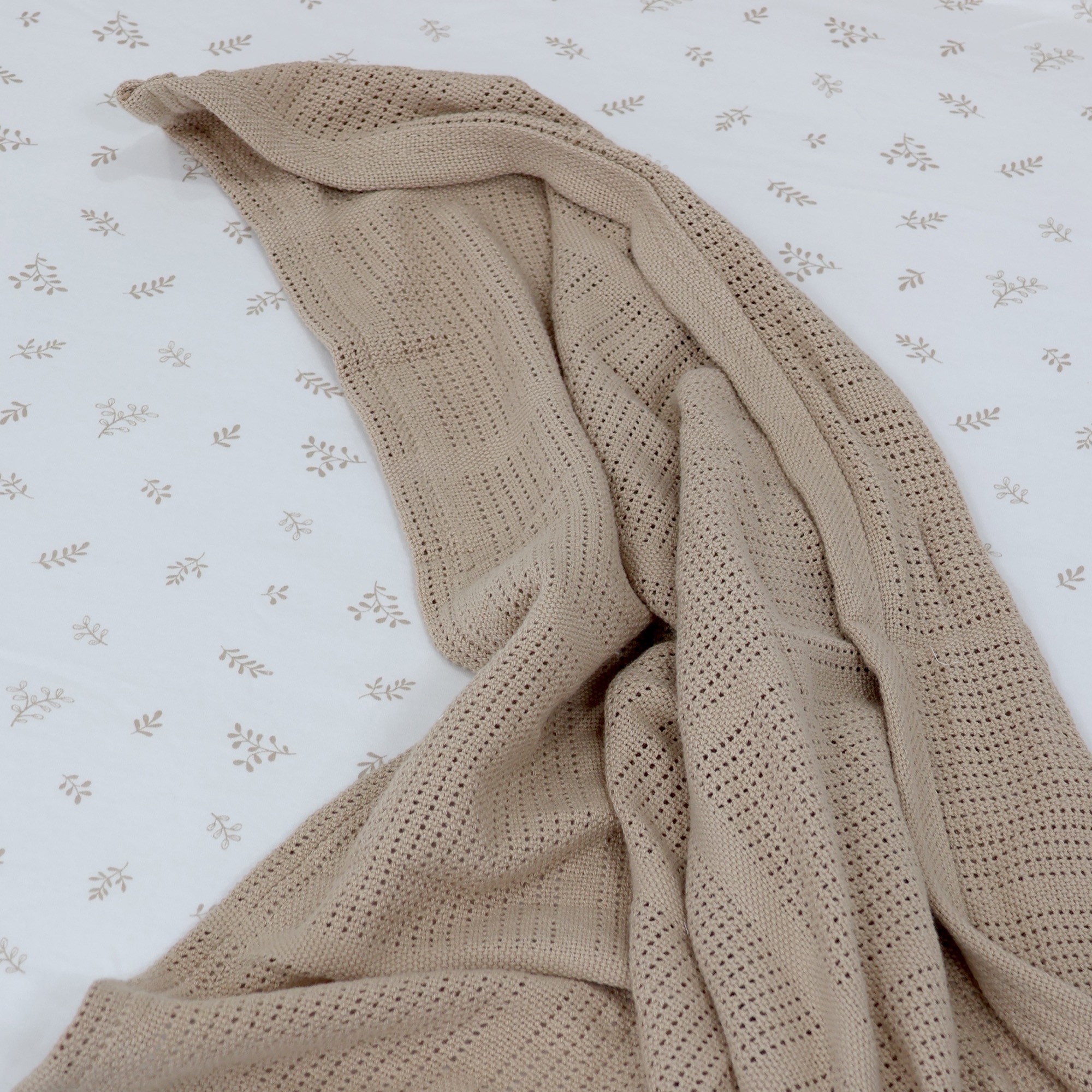 Bubba Blue 2 Pack Blanket Organic Chestnut | Cot | Baby Bunting AU