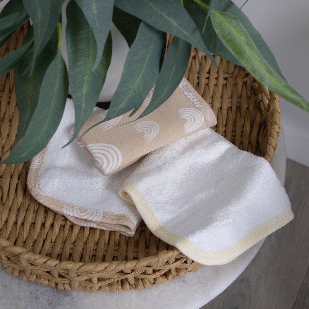 Bubba Blue 3 Pack Wash Cloths Nordic Vanilla/Latte | Face Washers ...
