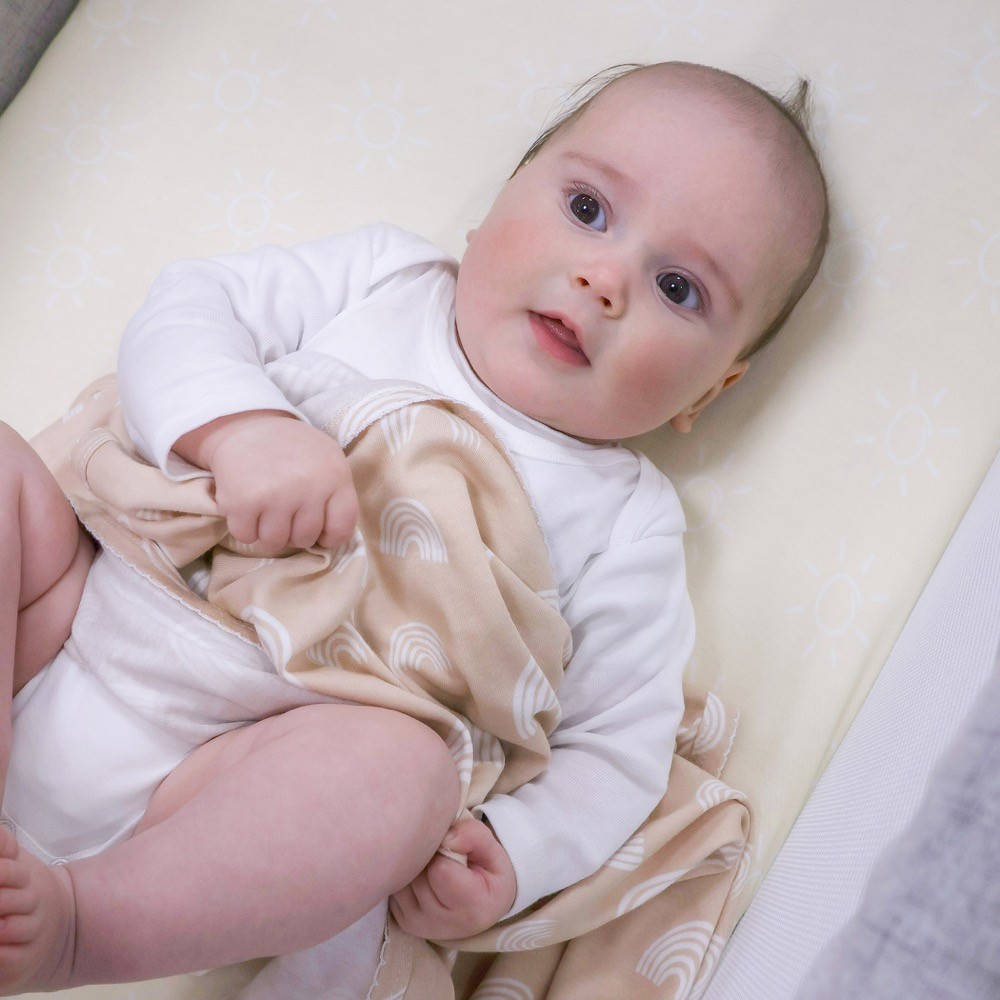 Bubba Blue 2 Pack Wrap Nordic Vanilla/Latte | Wraps | Baby Bunting AU