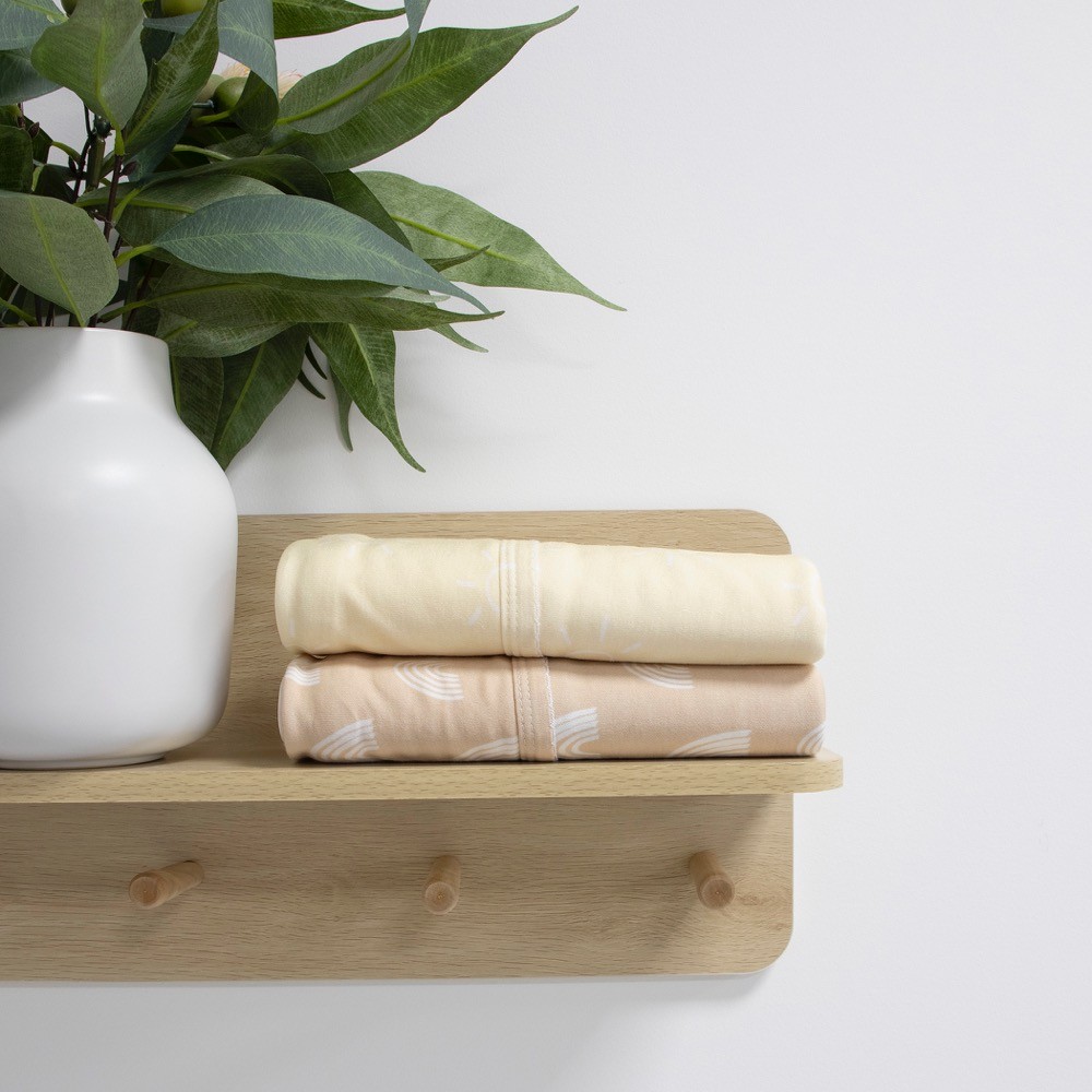 Bubba Blue 2 Pack Wrap Nordic Vanilla/Latte | Wraps | Baby Bunting AU