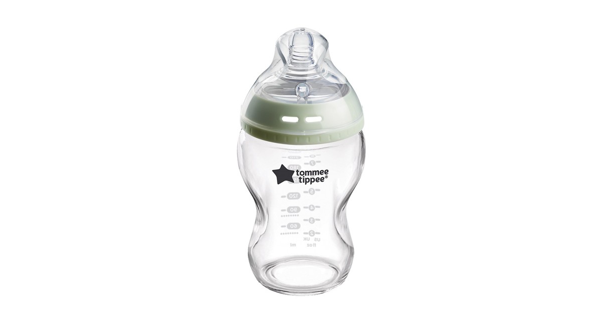 Tommee Tippee Natural Start Anti-Colic Glass Bottle With Slow Flow ...