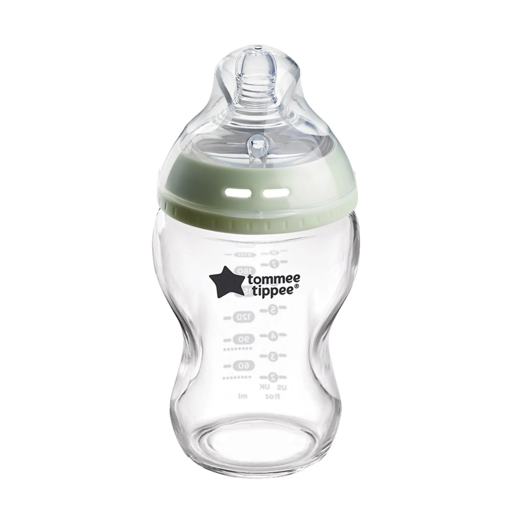 Tommee Tippee Natural Start Anti-Colic Glass Bottle With Slow Flow ...