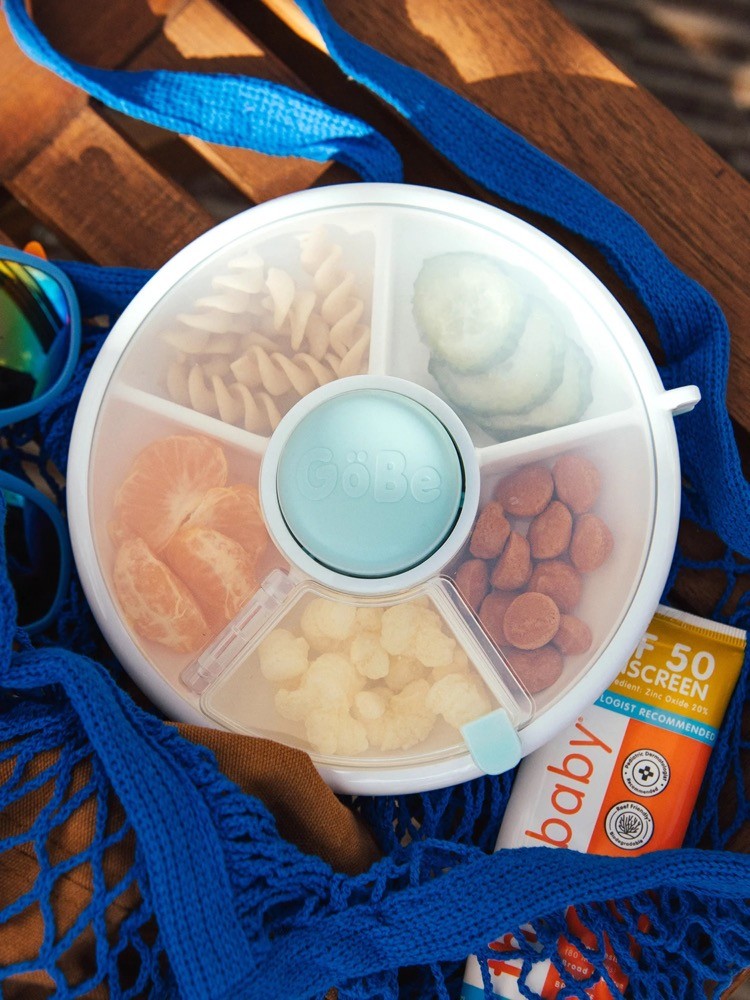 GOBE Snack Spinner Container Macaron Blue | Food Storage and ...