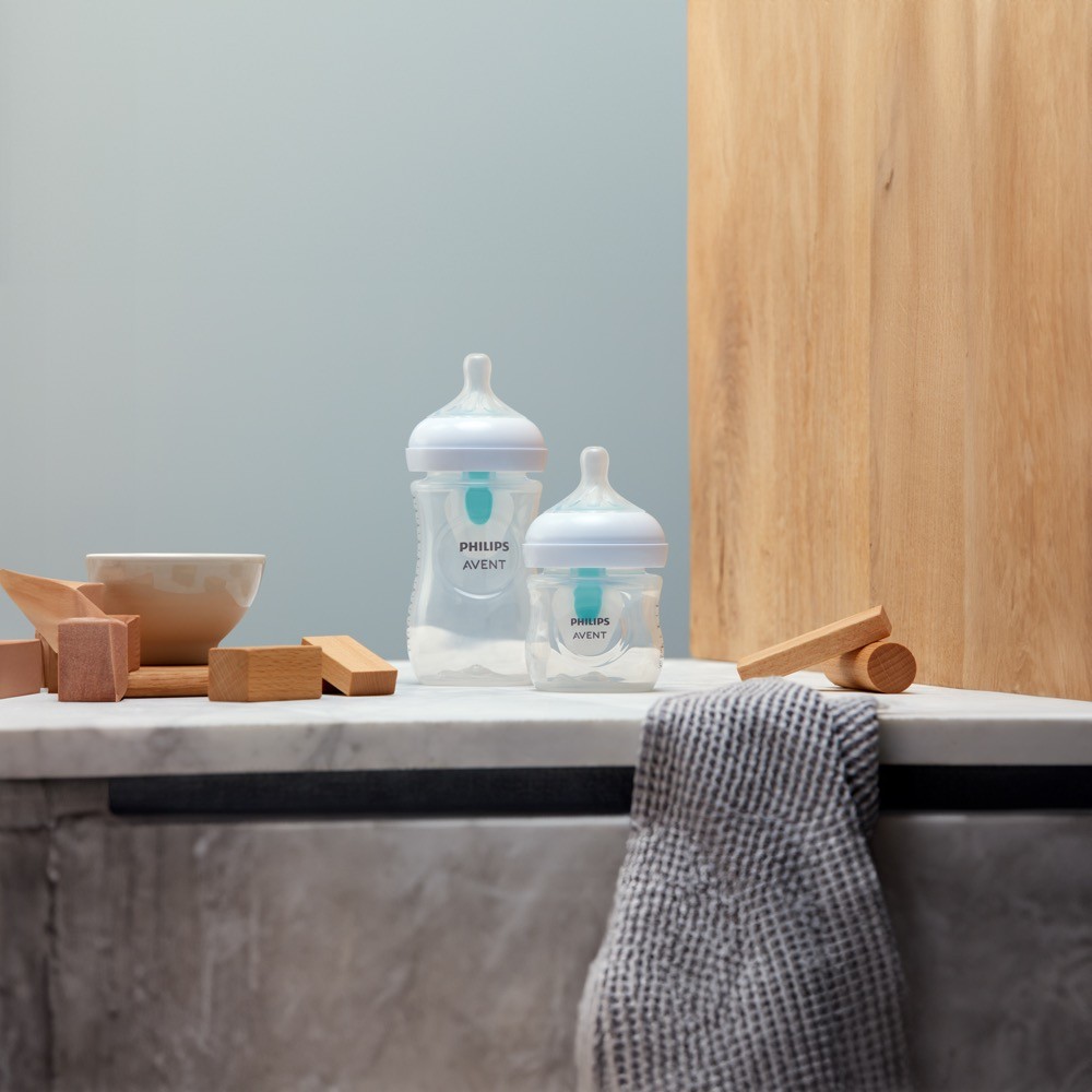 Avent Baby Bottle Starter Set Airfree Vent | Newborn Feeding Set | Baby ...