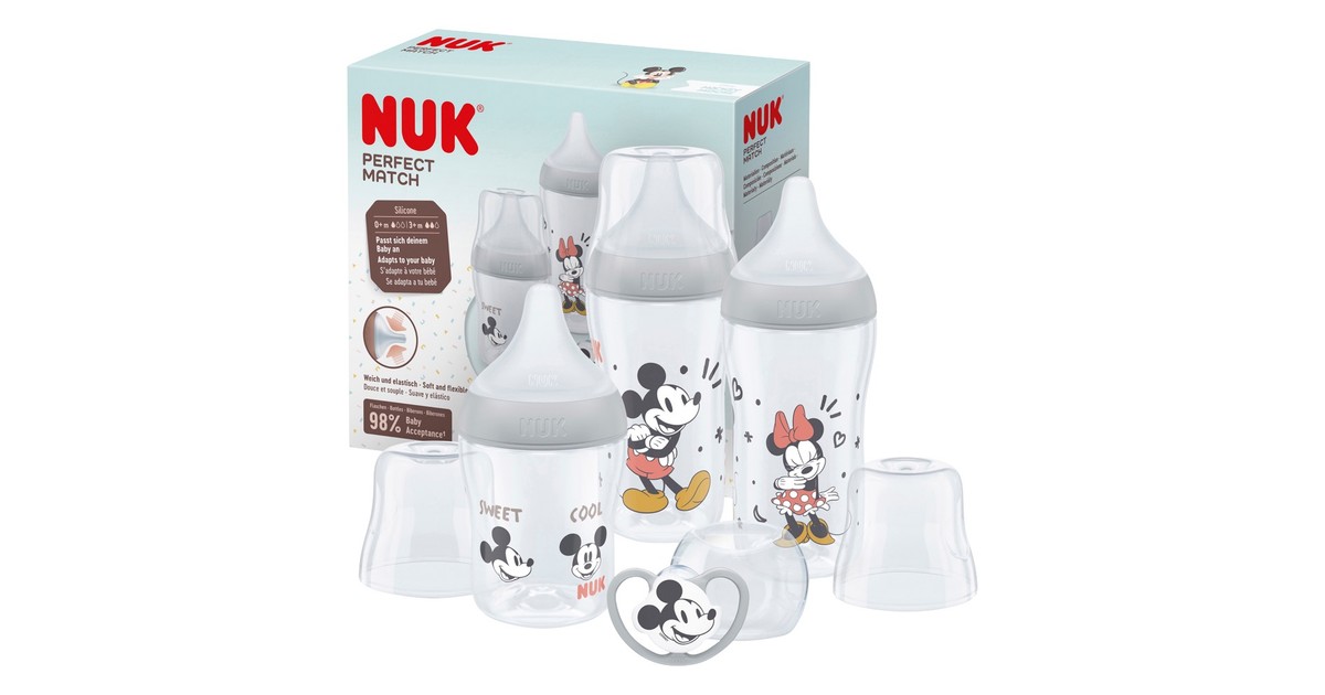Nuk Perfect Match Starter Set Mickey Mouse | Baby Bunting AU
