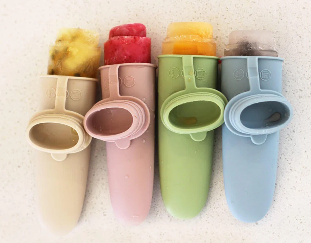 Cherub Baby Reusable Popsicle Pouches 4Pk | Food Storage and ...
