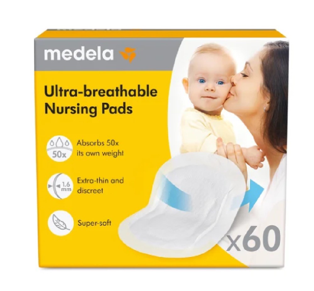 Medela Ultra-Breathable Nursing Pads 60 Pack | Mid Season Sale | Baby ...