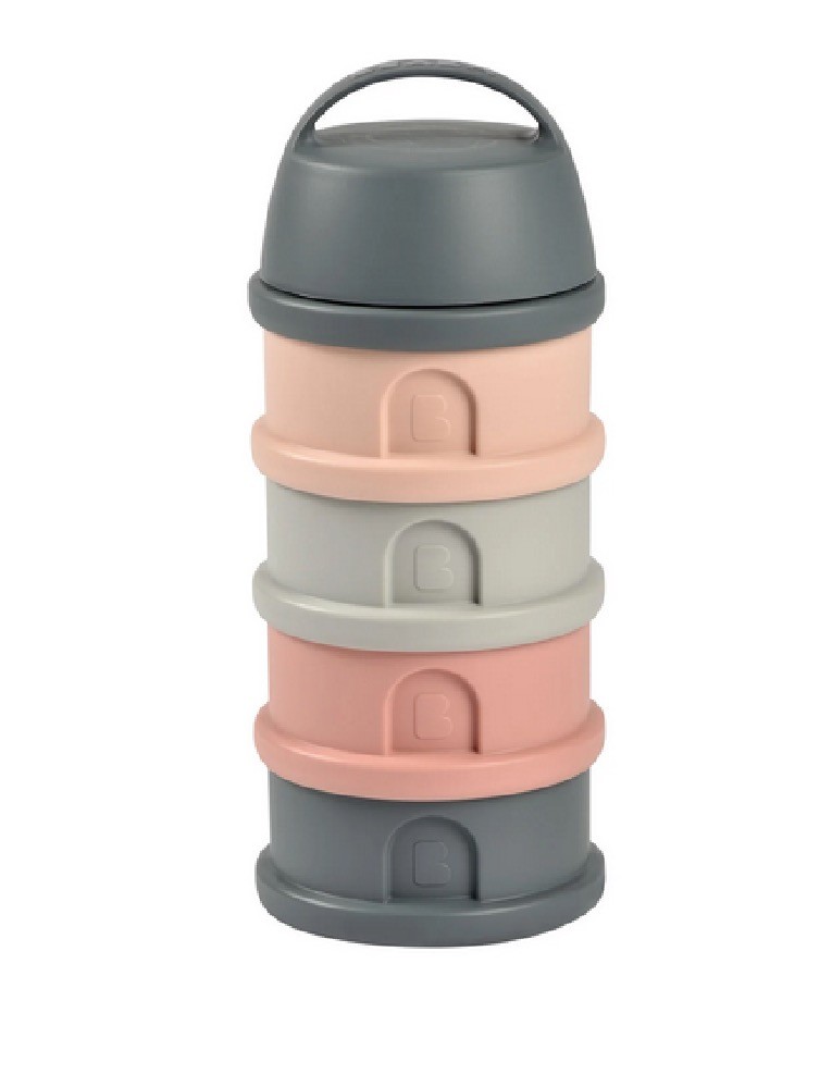 Beaba Formula And Snack Container Mineral Grey / Pink | Food Storage ...