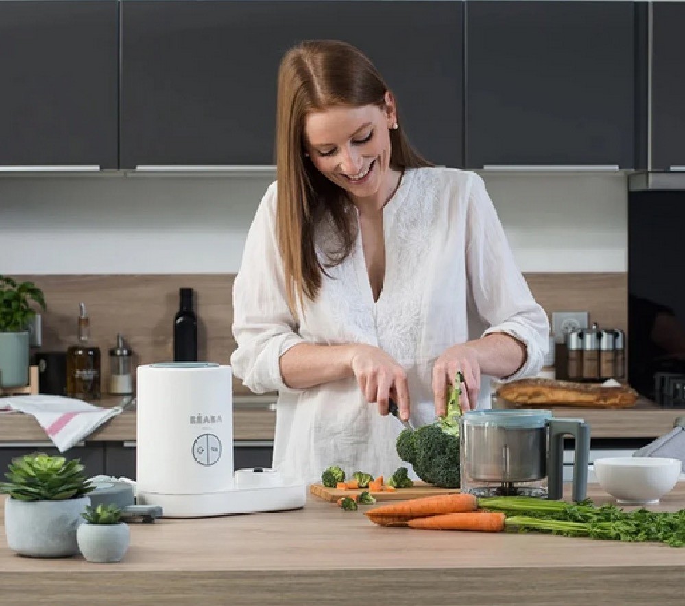 Beaba Babycook Neo Baby Food Processor White / Grey | Blender | Baby Bunting AU