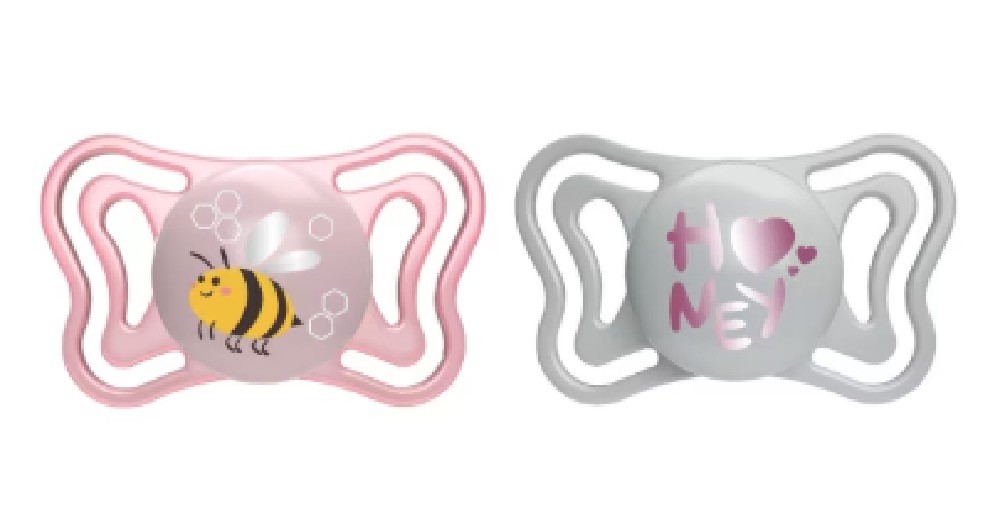 Chicco Physioforma Silicone Soother 2-6M 2 Pack - Pink | Dummies | Baby ...