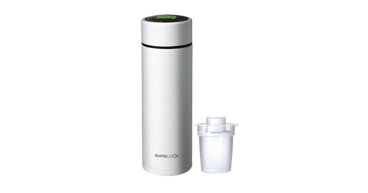 Nuby Rapid Cool Flask With Milk Powder Dispenser | Baby Bunting AU