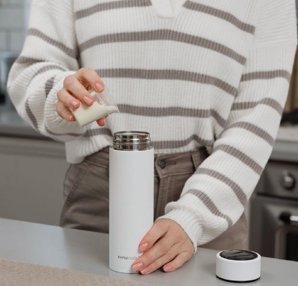 Nuby Rapid Cool Flask With Milk Powder Dispenser | Bottle Warmers ...