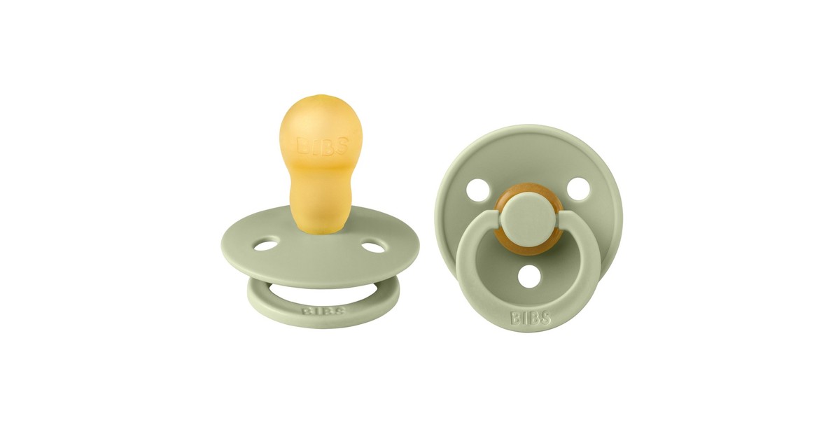 Bibs Pacifier Round Stage 3 - Sage | Baby Bunting NZ