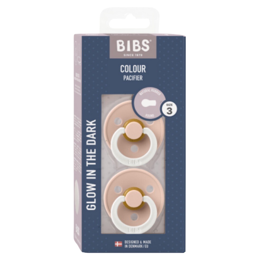 Pacifier Round Glow Stage3 - Blush | Soothers | Baby Bunting AU