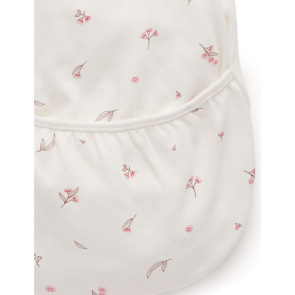 Purebaby Sleepsuit Essential Blossom White | Baby Onesies | Baby Bunting AU