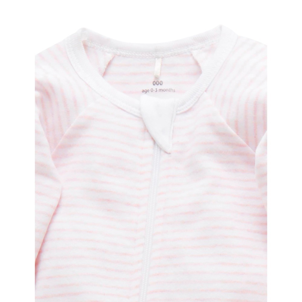 Purebaby 2 Pack Growsuit Essential Pink | Baby Onesies | Baby Bunting AU