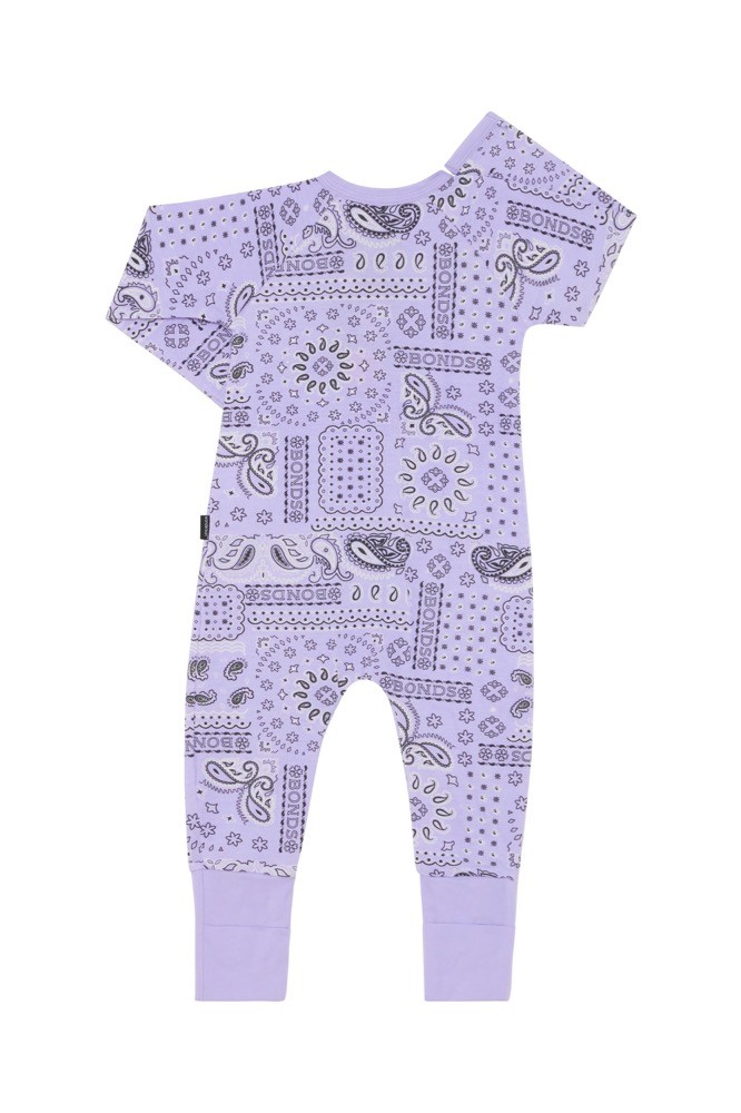 Bonds Zippy Long Sleeve Paisley Paradise | Baby Onesies | Baby Bunting NZ