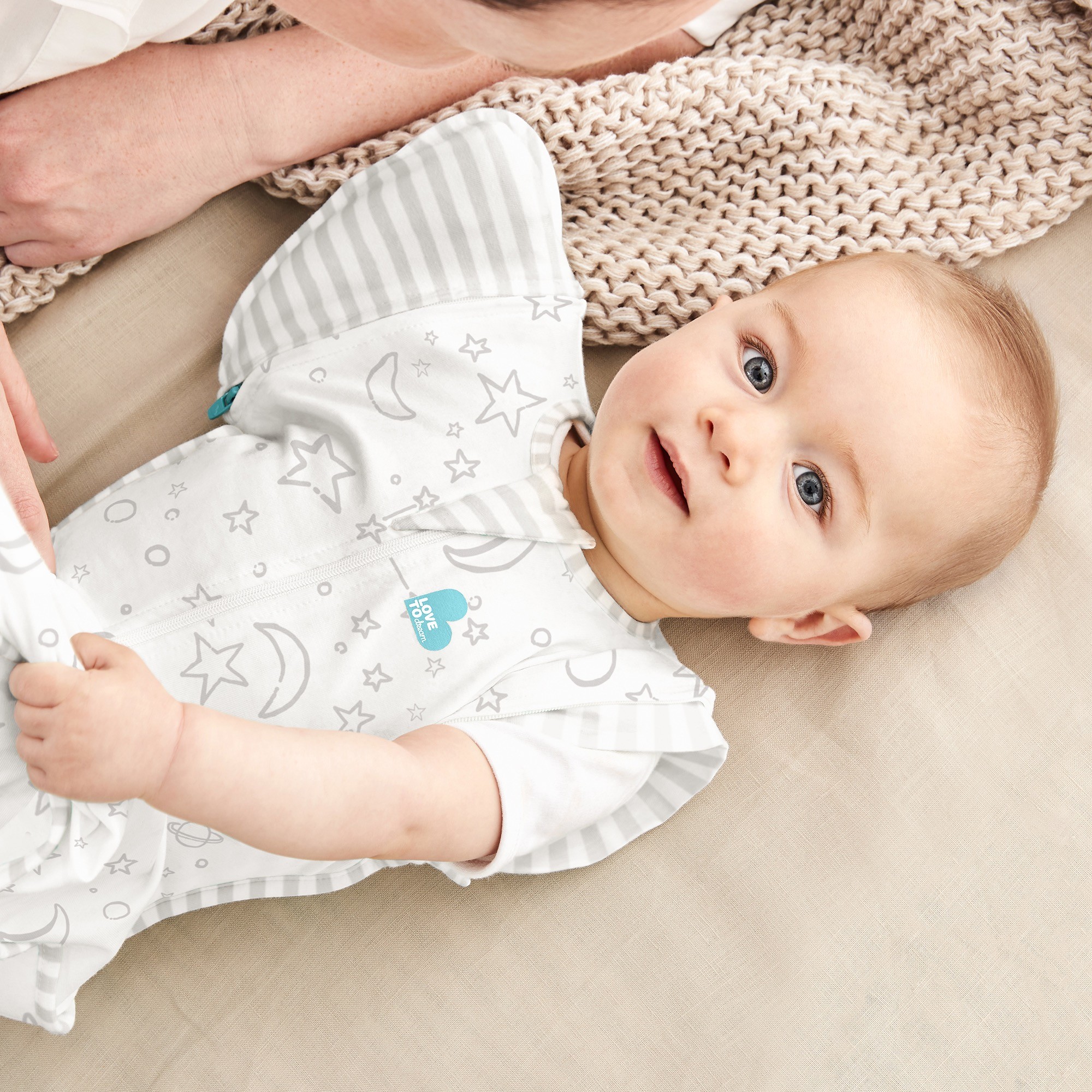 Swaddle Up Transition, Large 8.5-11 Kg, North Star White, Snug Fit, Zip ...