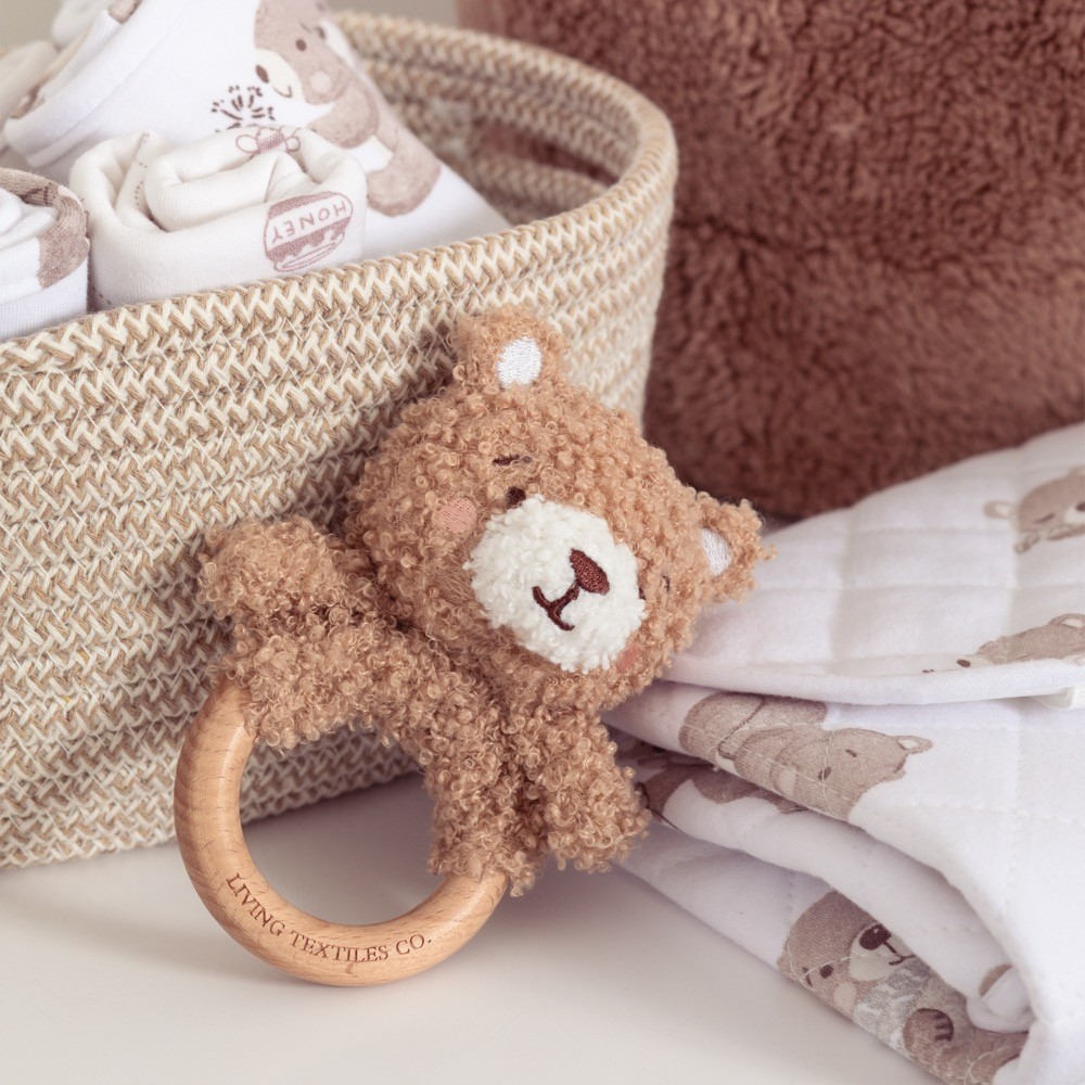 Living Textiles Gift Set Cuddly Bear | Nursery Collections | Baby ...