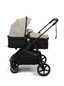 4Baby Como Stroller Black Oatmeal | Baby Bunting AU
