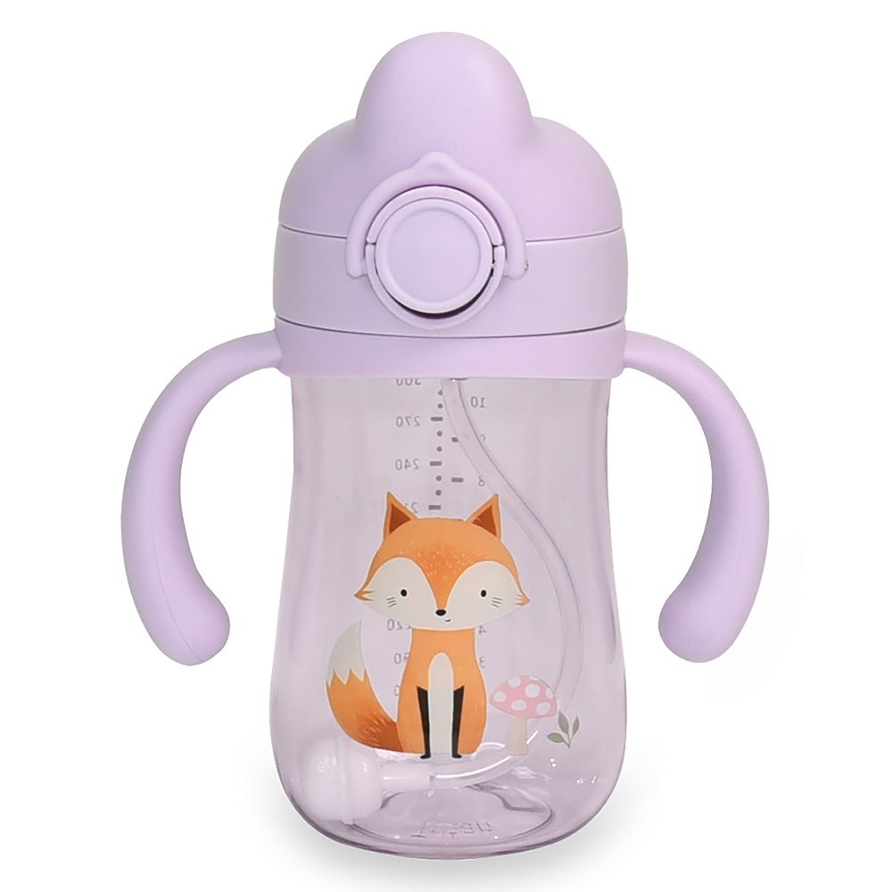 Little Rawr Weighted Straw Sippy Cup - Forest Friends | Sippy Cups ...